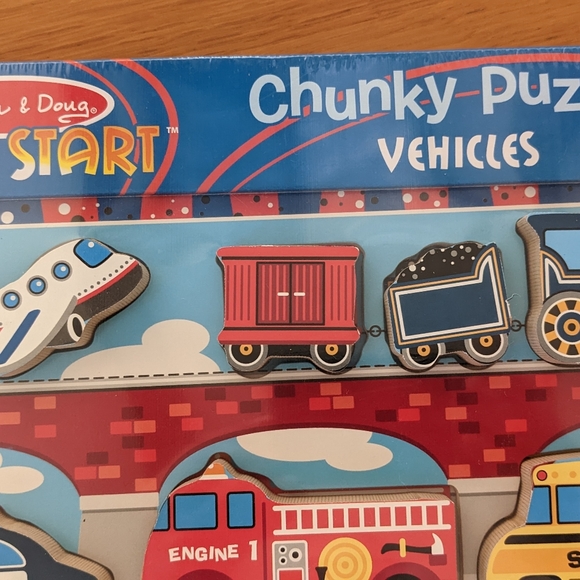Melissa & Doug | Toys | Melissa And Doug Fresh Start Chunky Puzzle ...